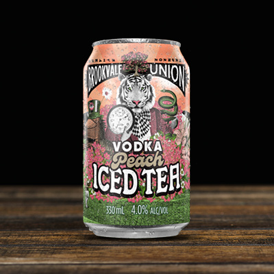 Brookvale Union Vodka & Peach Iced Tea - Burger Urge